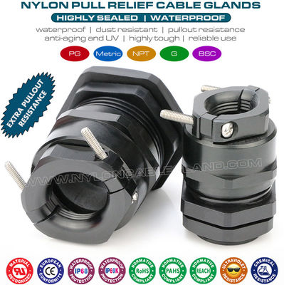 90 Degree Right Angle NPT Cable Glands, 90° Elbow Plastic Cable Glands ...